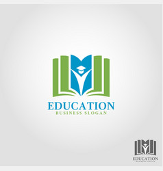 Modern school logo Royalty Free Vector Image - VectorStock