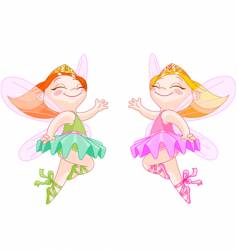 Little fairy ballerina Royalty Free Vector Image