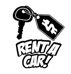 Car truck suv 4x4 line draw rent damage Royalty Free Vector