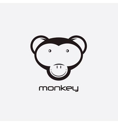 Funny monkey sketch for your design Royalty Free Vector