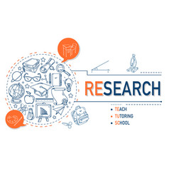 Lesson icons for education graphic design Vector Image