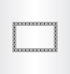 Decorative frames and borders rectangle 2x1 Vector Image