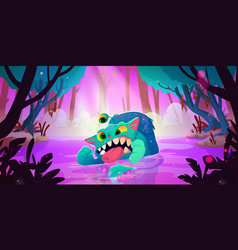 Magic landscape Royalty Free Vector Image - VectorStock