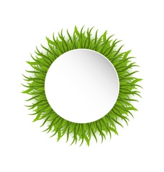 Green grass frame Royalty Free Vector Image - VectorStock