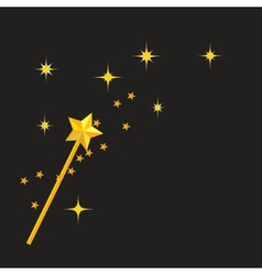 Magic wand vector by viktorijareut - Image #3757742 - VectorStock