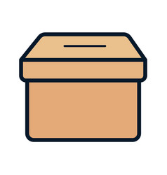 Volunteering help charity hands with hearts Vector Image