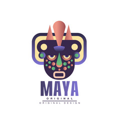 Mayan indian maya civilization character Vector Image