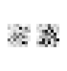 Pixel energy scale Royalty Free Vector Image - VectorStock