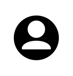 User member avatar face profile icon Royalty Free Vector
