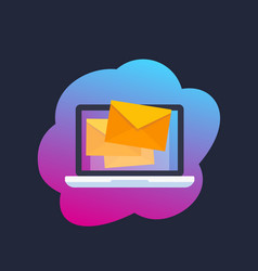 Email sms icon Royalty Free Vector Image - VectorStock