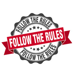 Traffic light follow the rules of road Royalty Free Vector