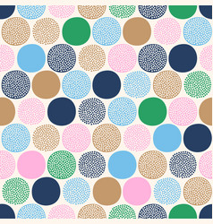 Cute seamless elephants wallpaper pattern Vector Image