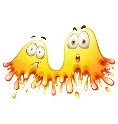 Color splash with faces Royalty Free Vector Image