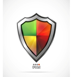 Batik guard and protection shield Royalty Free Vector Image