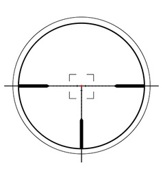 Sniper scope overlay Royalty Free Vector Image