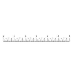 Inch rulers inches measuring scale indicator Vector Image