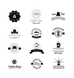 Coffee elements for design Royalty Free Vector Image