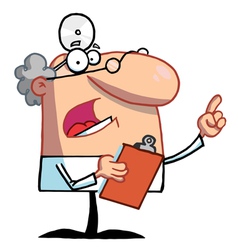 Cartoon doctor Royalty Free Vector Image - VectorStock