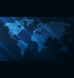 Abstract background with net world map Royalty Free Vector