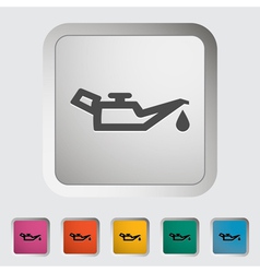 Warning dashboard car icon engine oil level Vector Image