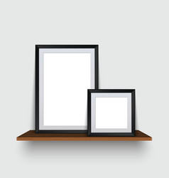 Two collages frames eight and five photo Vector Image