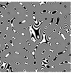 Set of cool optical pattern posters collection Vector Image