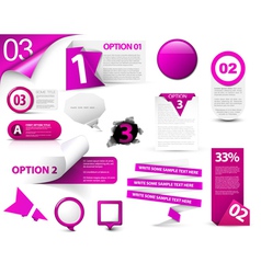 Ribbon and banner collection Royalty Free Vector Image