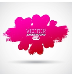 Paint splatter heart Royalty Free Vector Image