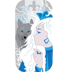 Beautiful princess Royalty Free Vector Image - VectorStock