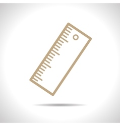 Ruler icon image Royalty Free Vector Image - VectorStock