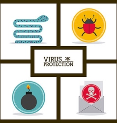 Hacking icons set Royalty Free Vector Image - VectorStock