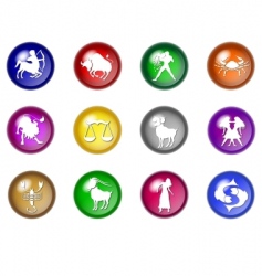 Zodiac horoscope star signs Royalty Free Vector Image