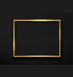 Golden frame Royalty Free Vector Image - VectorStock