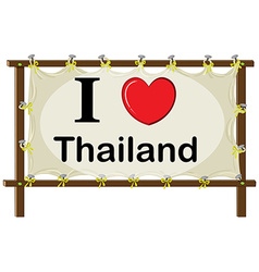 Thailand symbols in heart shape concept vector by annykos - Image ...