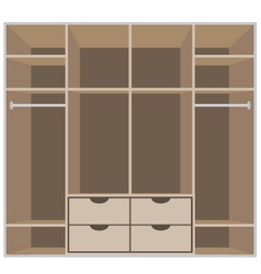 A wardrobe Royalty Free Vector Image - VectorStock
