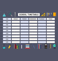 Time education poster for kids Royalty Free Vector Image