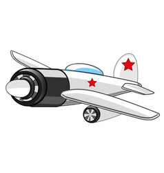 Fighter plane emblems and icons set Royalty Free Vector