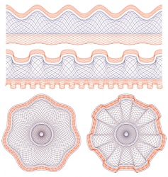 Watermark guilloche pattern for certificate backgr