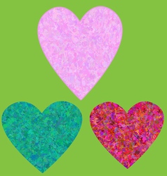 Abstract valentines heart Royalty Free Vector Image