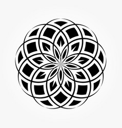 Abstract circular pattern Royalty Free Vector Image