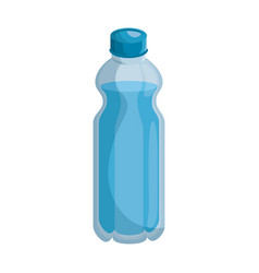 Crying water bottle mascot cartoon Royalty Free Vector Image