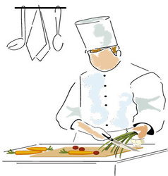 French chef Royalty Free Vector Image - VectorStock