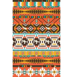 Aztec colorful geometric seamless pattern Vector Image