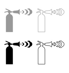 Fire extinguisher instruction Royalty Free Vector Image