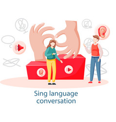 Language classes online german lessons foreign Vector Image