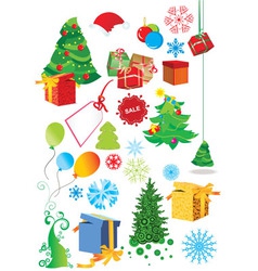 Christmas collection Royalty Free Vector Image