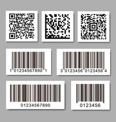 Stickers with curled edge isolated on white Vector Image