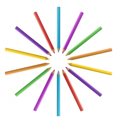 Pencil sun Royalty Free Vector Image - VectorStock