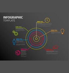 Infographic path template Royalty Free Vector Image
