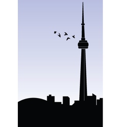 Toronto city Royalty Free Vector Image - VectorStock